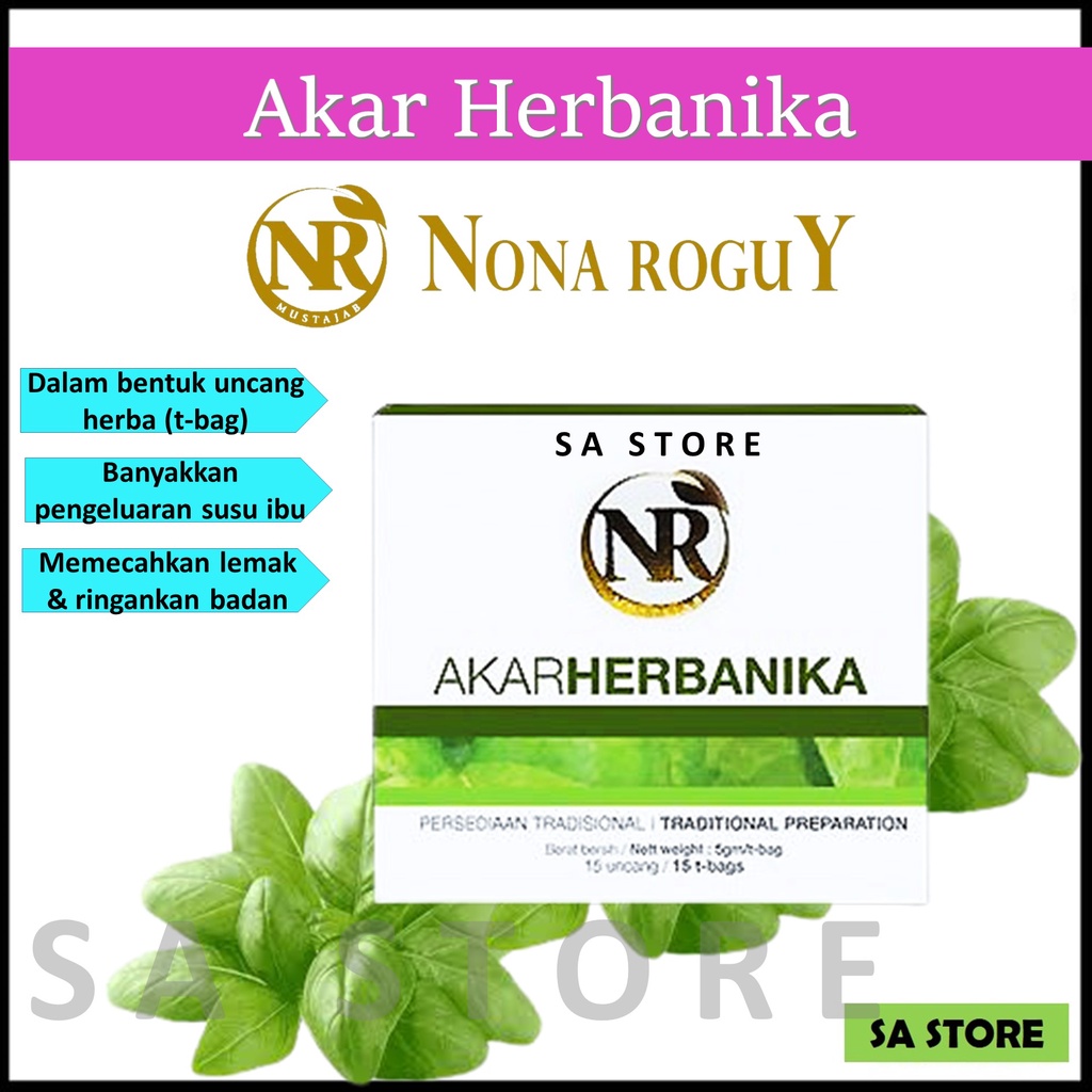 NONA ROGUY - Akar Herbanika / Air herba berpantang / ubat periuk / air ...