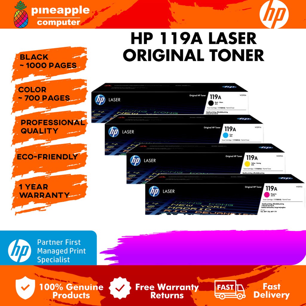 HP 119A Original Laser Original Toner Cartridge for HP 150 & 170 series ...