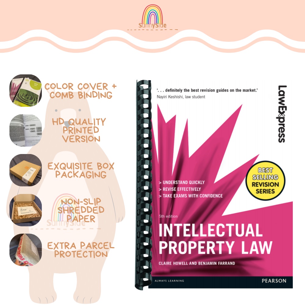 [PRINTED VERSION] Law of Intellectual Property Law Express Q&A Revision ...