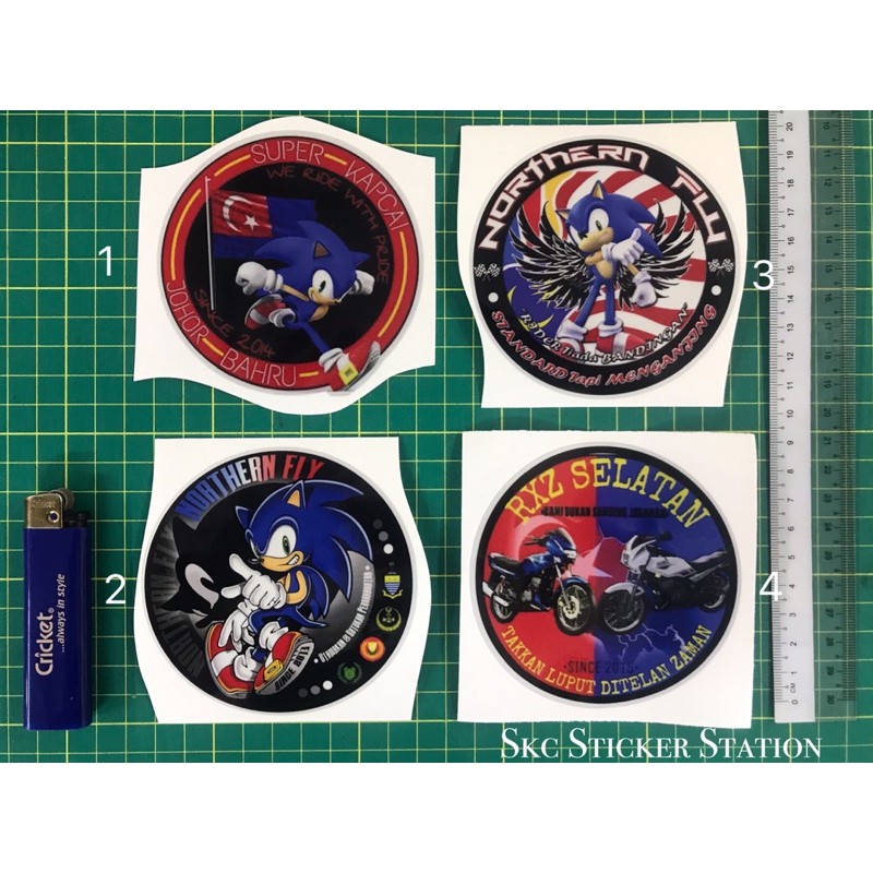 Sticker Konvoi Design Printing & laminate & Diecut #konvoi #kapcai # ...