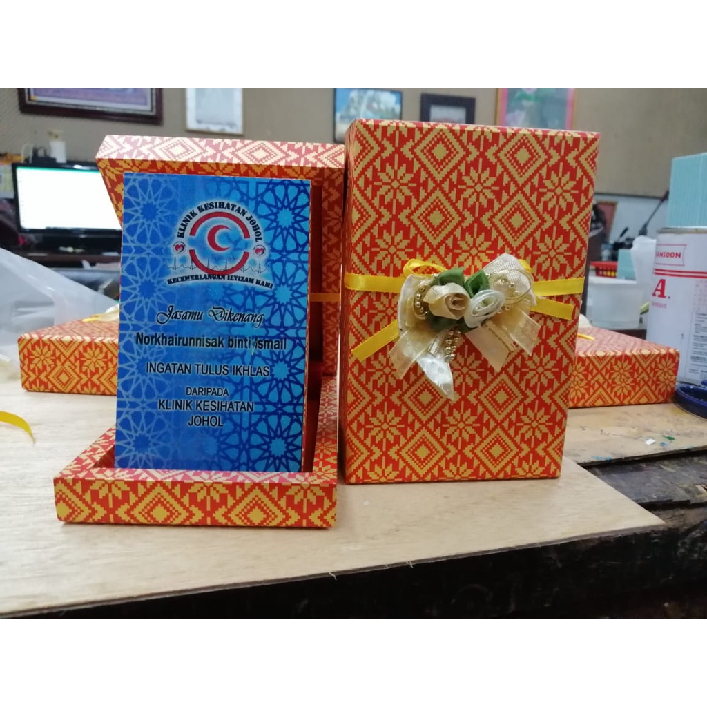 KOTAK SONGKET, STICKER, VELVET UNTUK GIFT VVIP, SEKOLAH, CORPORATE ...