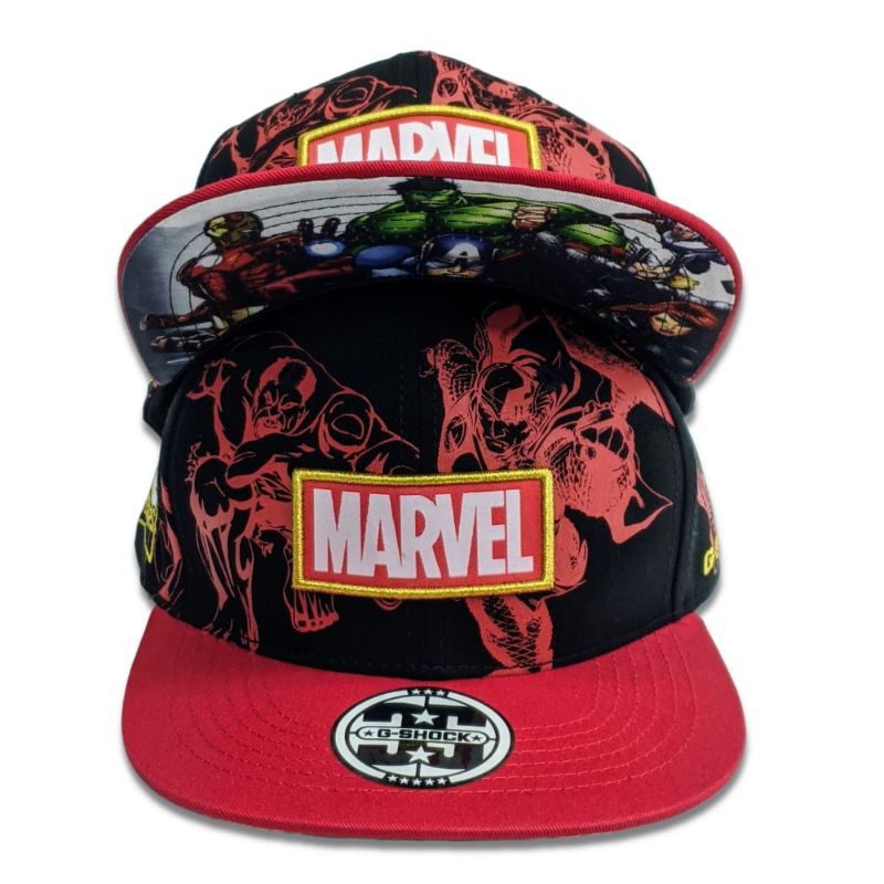 🔥 READY STOCK 🔥 G-SHOCK X MARVEL SNAPBACK HAT | Shopee Malaysia