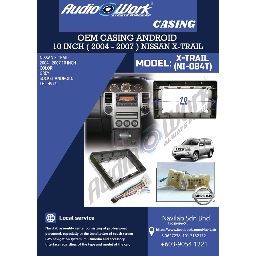 Nissan X-Trail XTrail 2004-2007 10" Android Player Casing | Shopee Malaysia