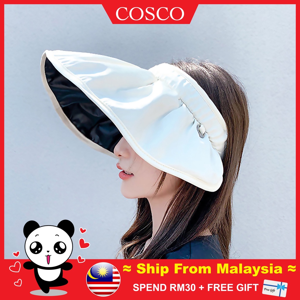 MALAYSIA STOCK COSCO F024 Outdoor Summer Sun Hat Woman Hat Hairband ...