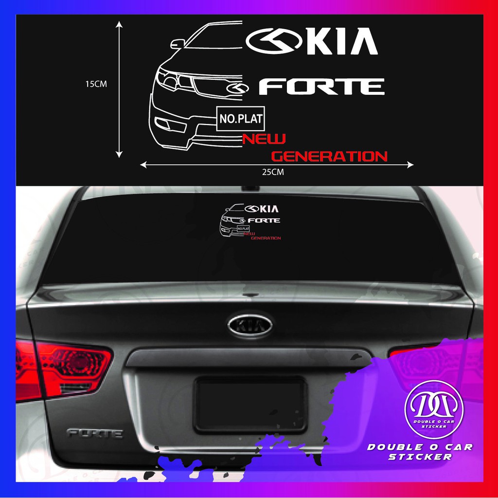 [Ready Stock]KIA FORTE NEW GENERATION LINE SHAPE HIGH GRADE Sticker ...