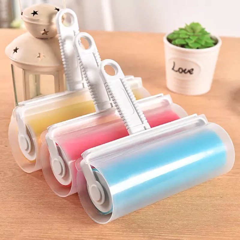 Washable Sticky Roller Hair Dust Fur Brush Cleaner Sticky Picker Pet ...