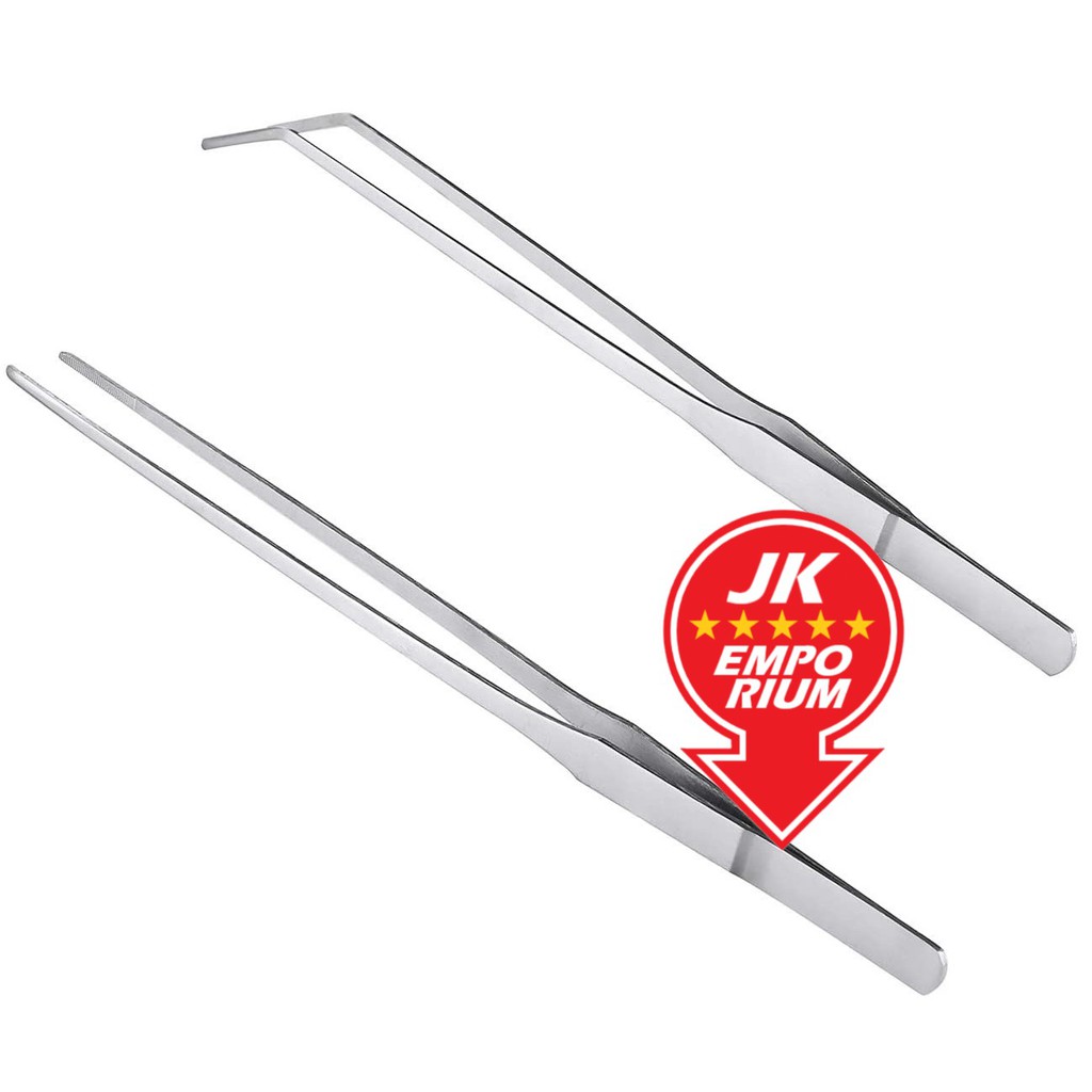 Stainless Steel Black Carbonized Tweezer Scissors Spade For Aquascape ...