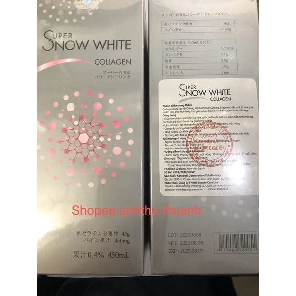 Collagen super snow white - slows down the skin aging process, provides ...