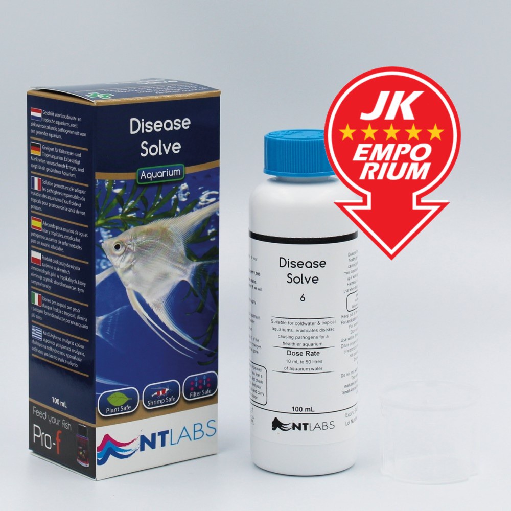 100ml NTLabs Disease Solve for Coldwater and Tropical Aquarium ...