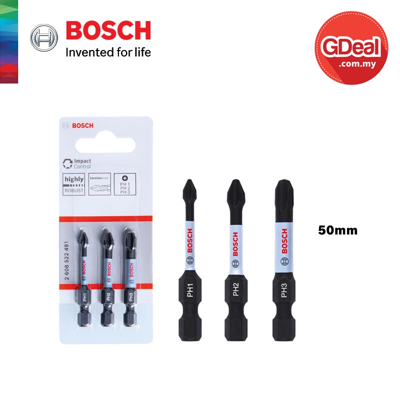 GDeal BOSCH Impact Control Power Bit - 2608522491 | Shopee Malaysia