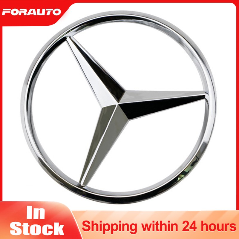 [Ready Stock] 90mm Mercedes Rear Sticker BADGE For Mercedes W203 W211 ...