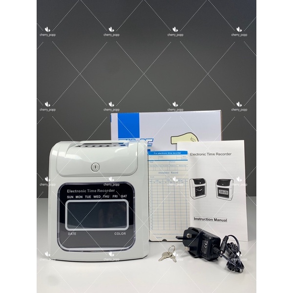 Punch Card Machine Time Recorder Time Attendance Mesin Punch Kad (Free ...