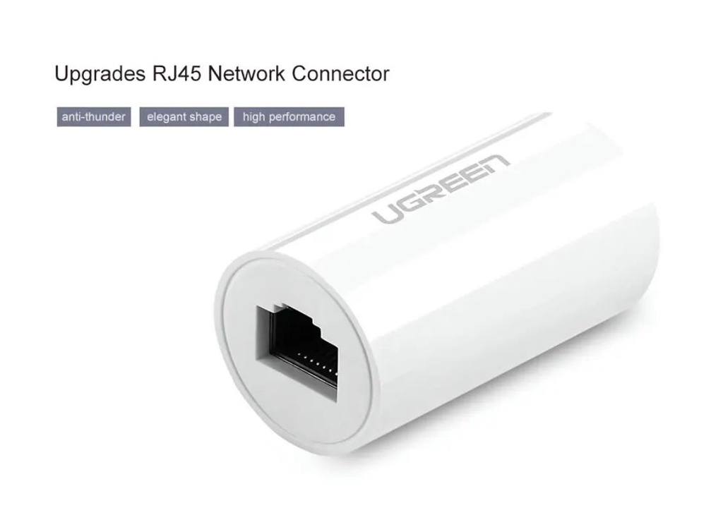 UGreen 8P8C Anti-Thunder RJ45 Female to Female Ethernet Adapter Connector | Shopee Malaysia