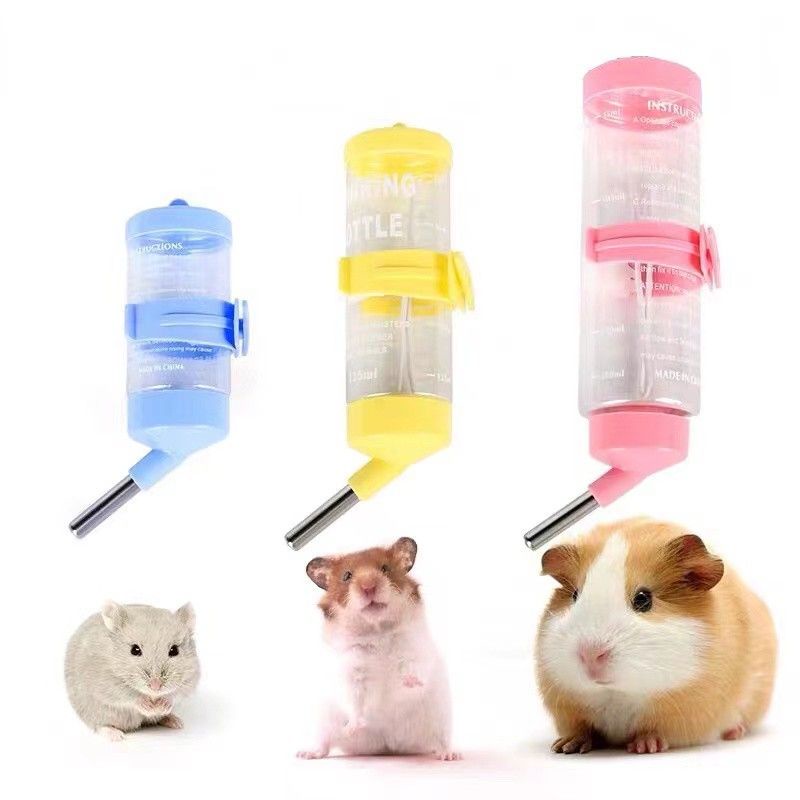 Hamster Drinking Bottle Stainless Steel Small Pet Water Bottle Hang on ...