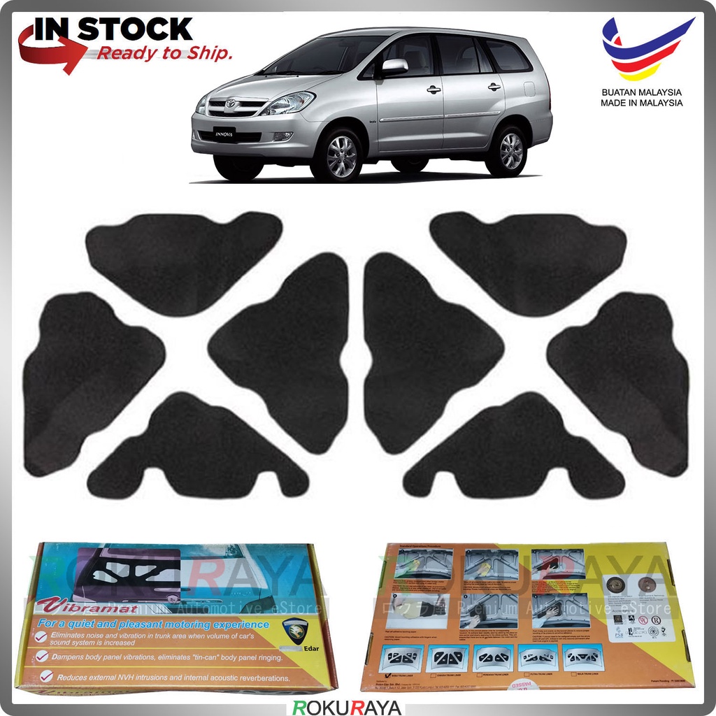 [FRONT] Toyota Innova 2004-2014 Car Heat Sound Vibration Proof Bonnet ...