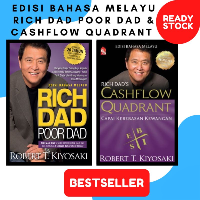 Kombo Edisi Bahasa Melayu Ilmu Bebas Kewangan Rich Dad Poor Dad