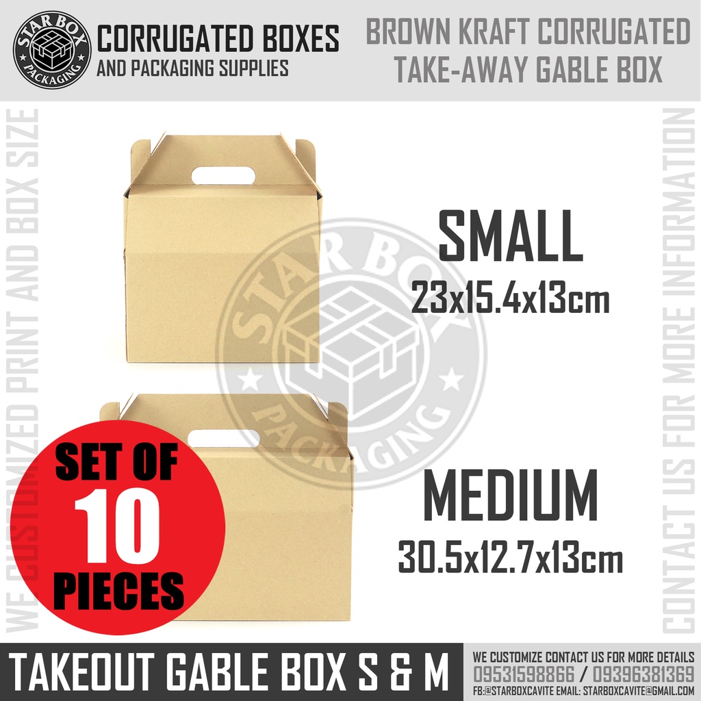 Starbox S & M Takeaway Box Take Away Box Take Out Box Lechon Belly Box ...