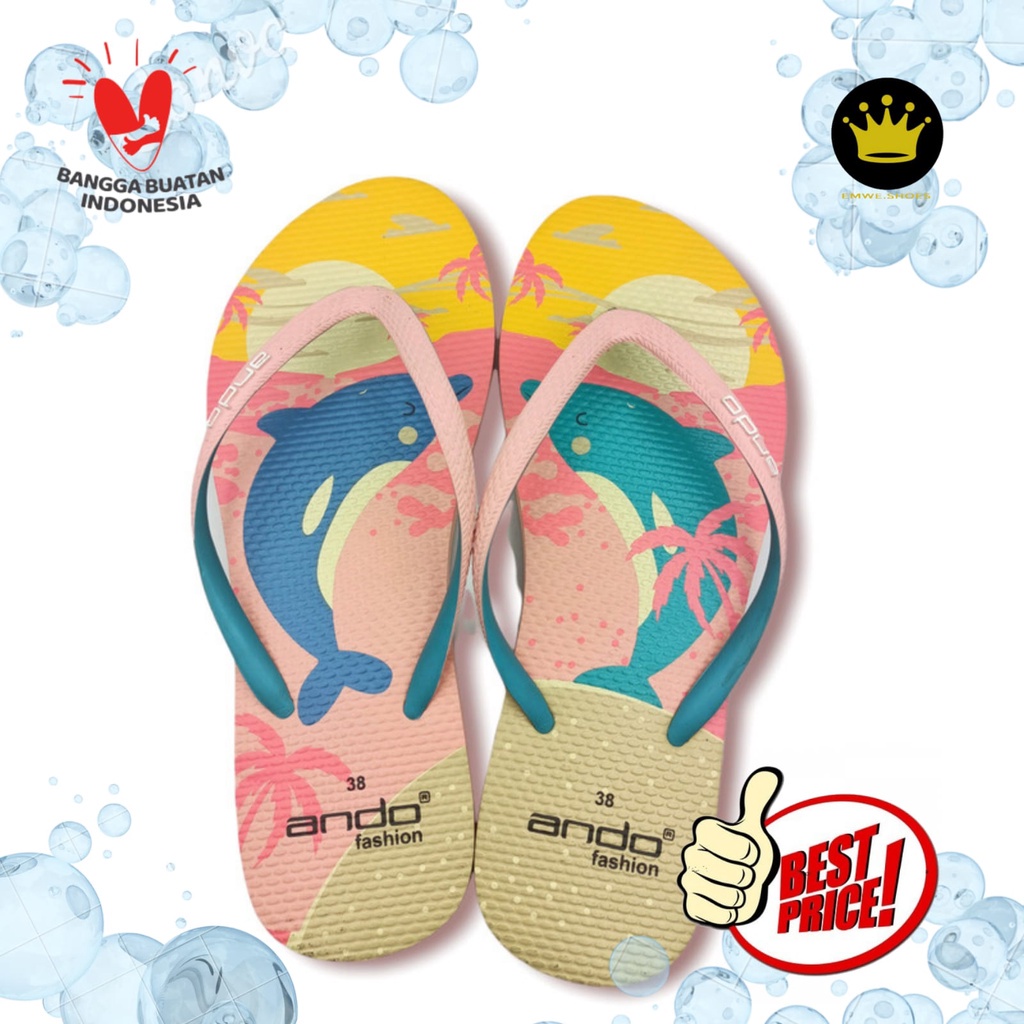 Ando DOLPHIN Sandals Girls 36-40 | Shopee Malaysia