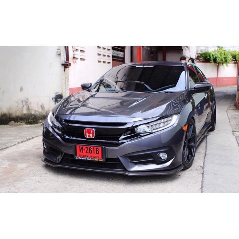Honda Civic Fc PP Front Lips Front Diffuser Thailand Design 2016-2018 ...