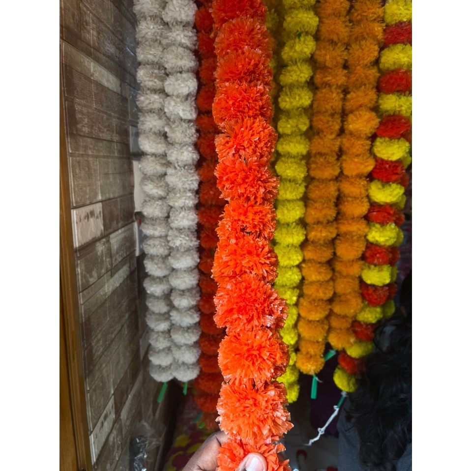 marigold garland (malai) | Shopee Malaysia