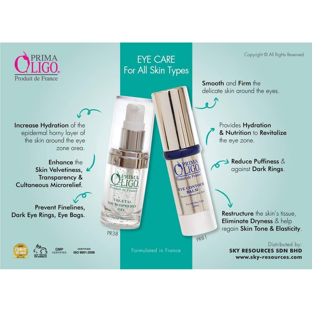 Prima Oligo Eye contour Balm | Shopee Malaysia