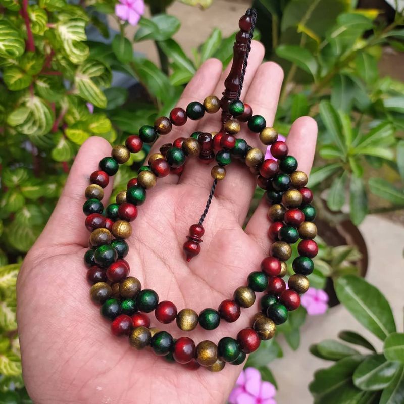 Tasbih AKAR BAHAR YUSER FLOW ROPE COMBINATION 3 COLORS SIZE 8MM ...