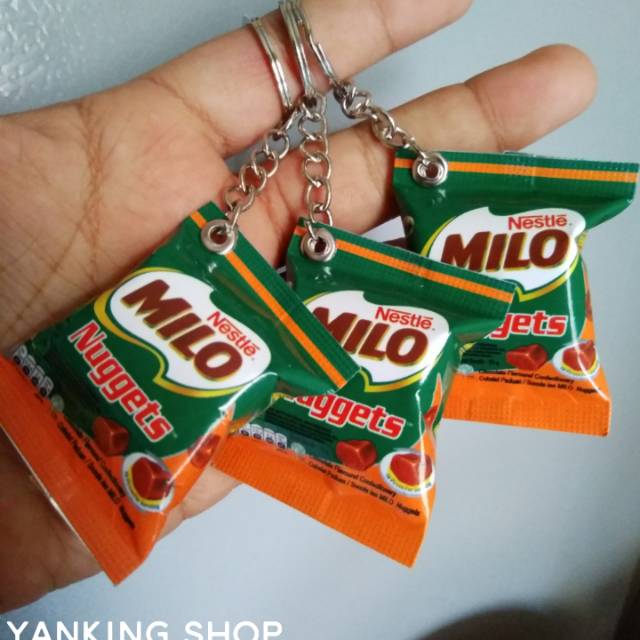 GANTUNGAN Key Chain Miniature SNACK MILO NUGGET | Shopee Malaysia