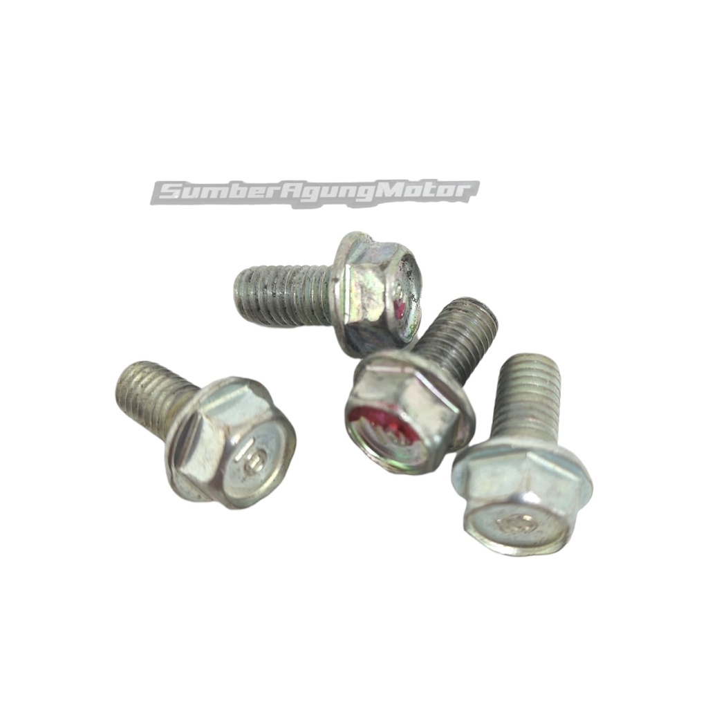 Flange BOLT IRON BARSTEP FRONT FOOTSTEP BOLTS SET OF 4 PCS ALL TYPES OF ...