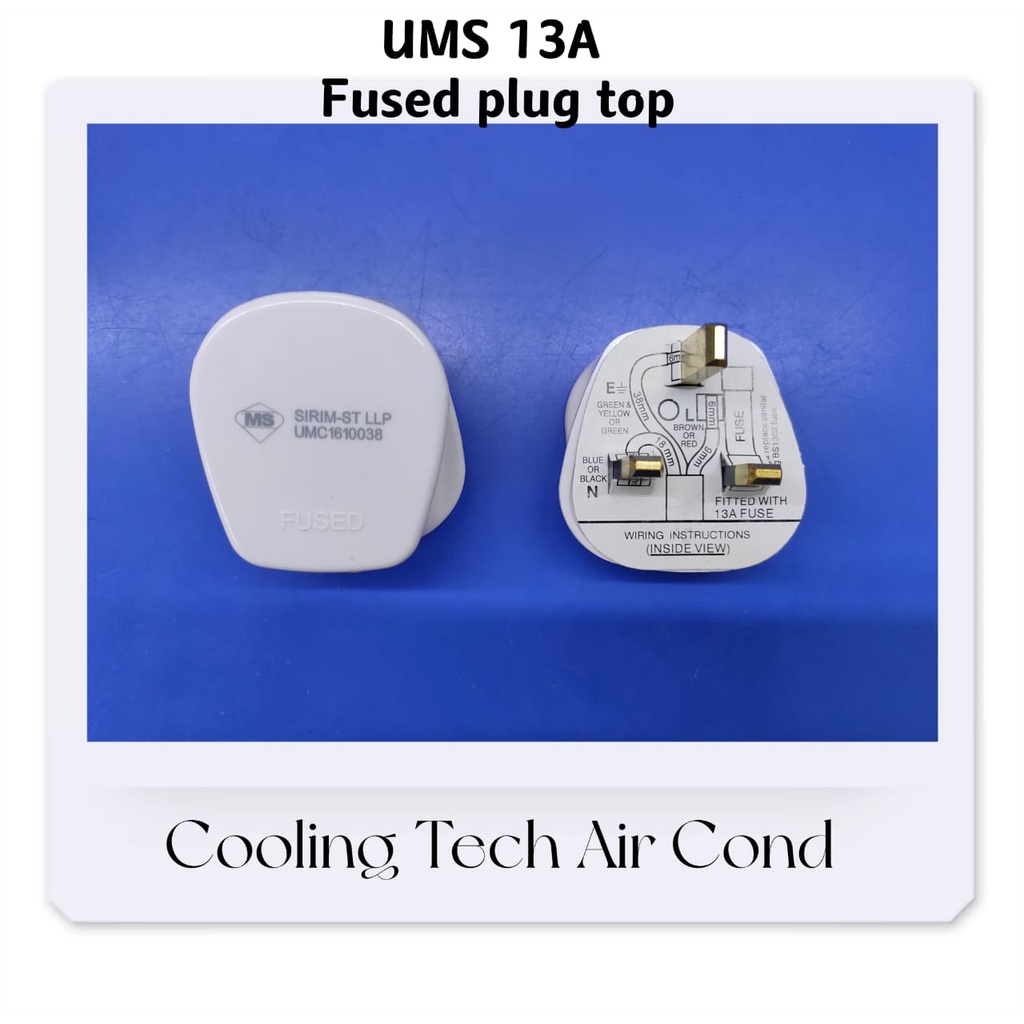 UMS 13A FUSED PLUG TOP ( SIRIM ) | Shopee Malaysia