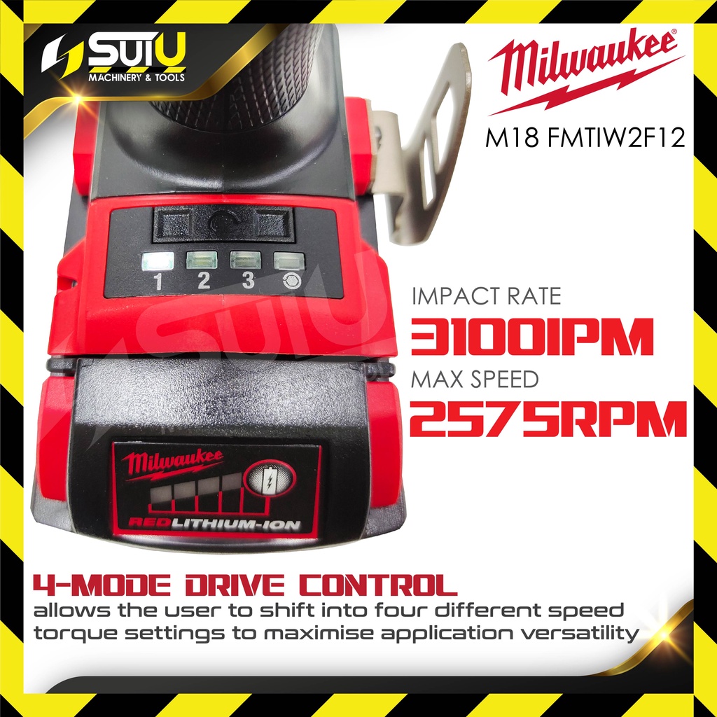 MILWAUKEE M18 FMTIW2F12-0X0 AISA / FMTIW2F12-502X FUEL™ Gen II 1/2 ...