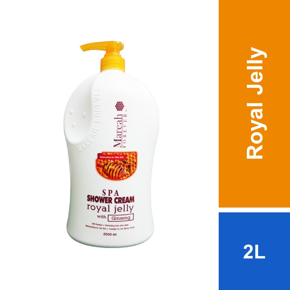 Mareah Forever Spa Shower Cream Royal Jelly with Ginseng 2L | Shopee ...
