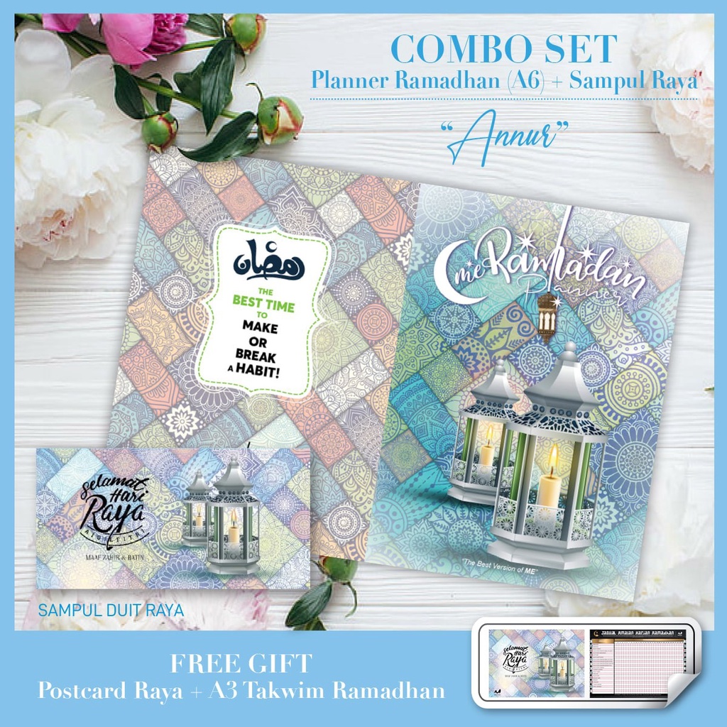 [ LOCAL READY STOCKS + COMBO SET ] Planner Ramadhan 2021 - Annur # ...
