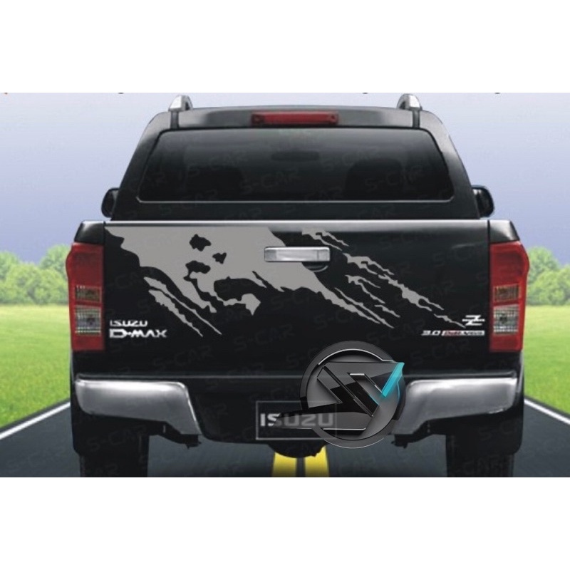 (Ready Stock) S527# Isuzu Dmax Car Body Tailgate Sticker | Shopee Malaysia