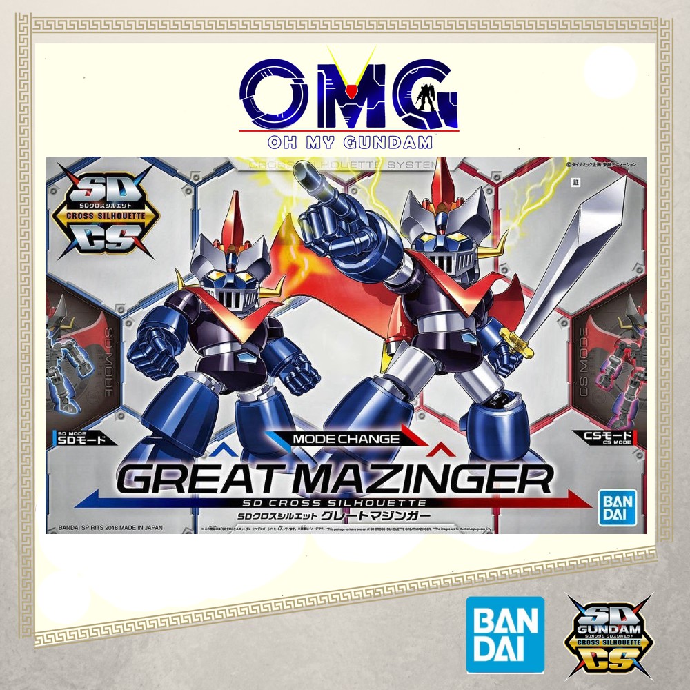 Bandai SD Cross Silhouette Great Mazinger Z 55575 OMG SDCS Gundam ...