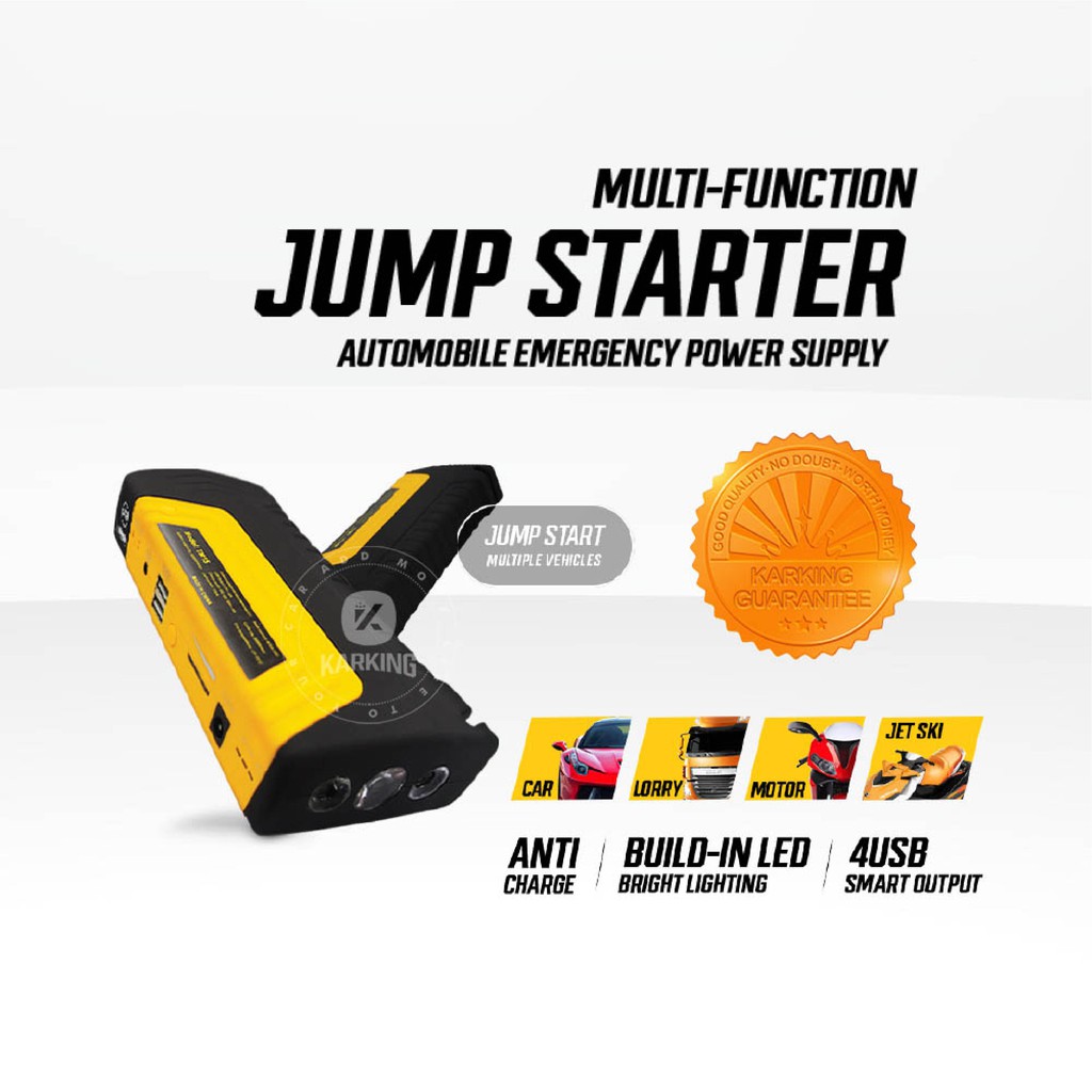 🔥ready Stock🔥 High Power Jump Start Powerbank Multi Function (68800mah) | Shopee Malaysia