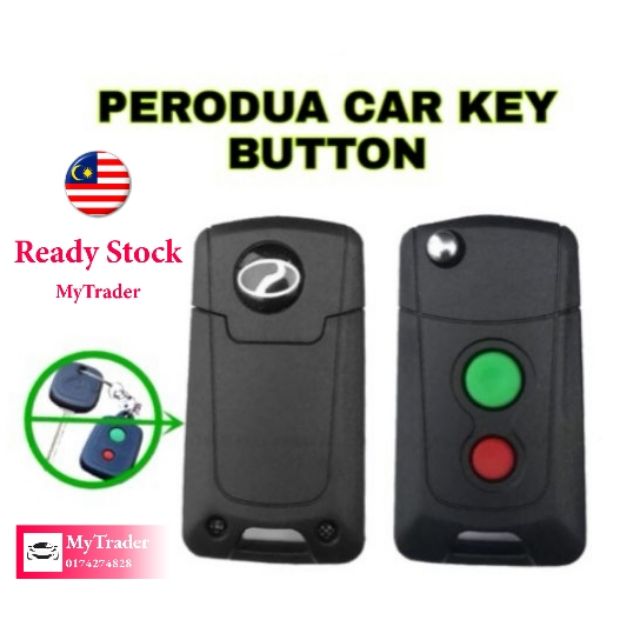 Perodua Flip-key 2 Buttons Remote Casing | Shopee Malaysia