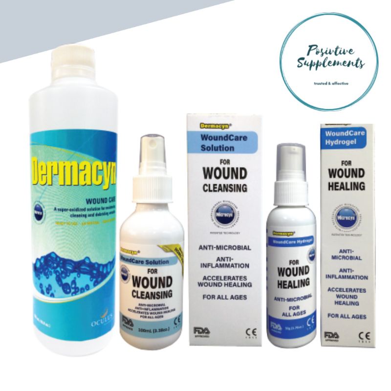 DERMACYN WOUND CARE/ HYDROGEL 500ML / 100ML cuci luka | Shopee Malaysia