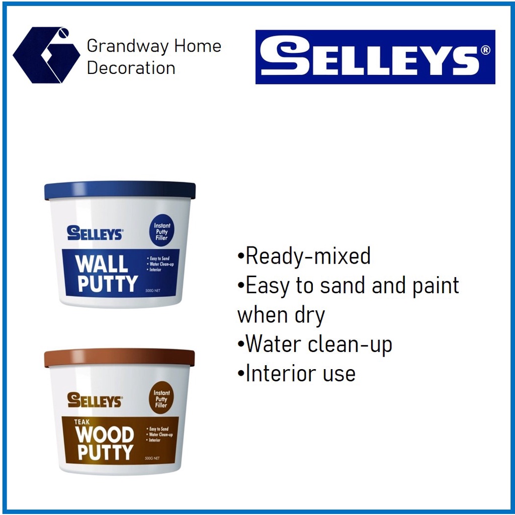 SELLEYS Wall Putty / Wood Putty | Shopee Malaysia