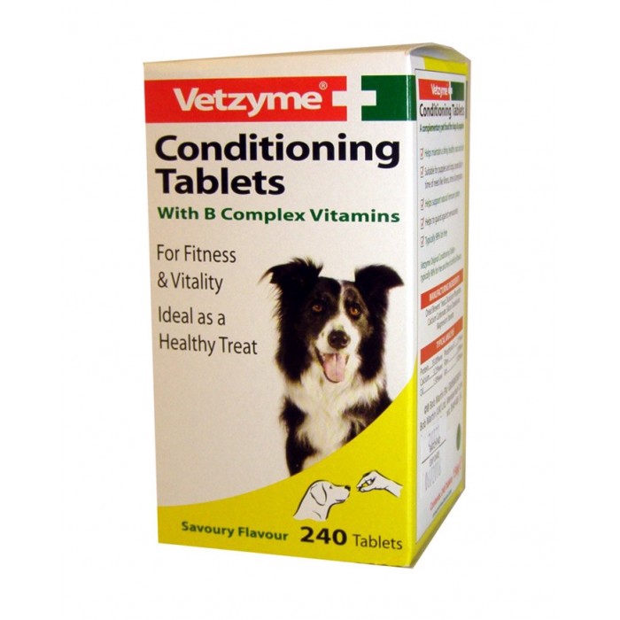Vetzyme Conditioning Tablets with B Complex Vitamins 240 tablets ...