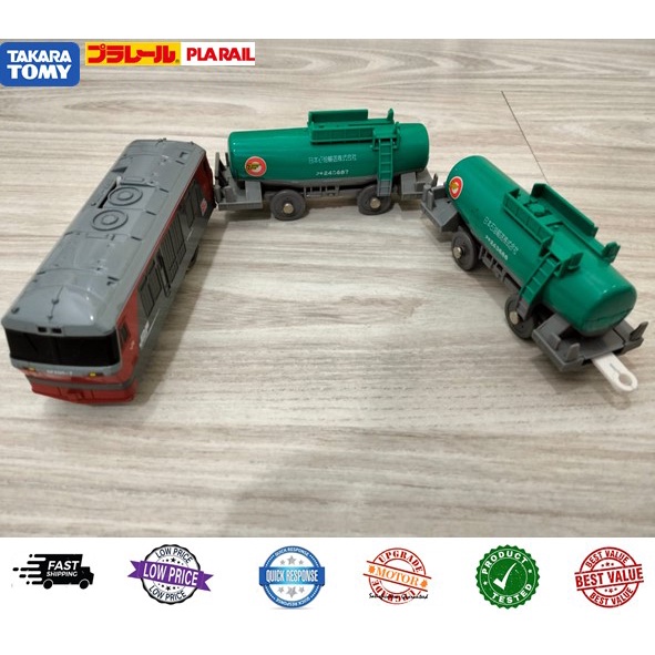 (PRELOVED) Mainan Keretapi Takara Tomy Plarail Train Freight DF200-7 ...