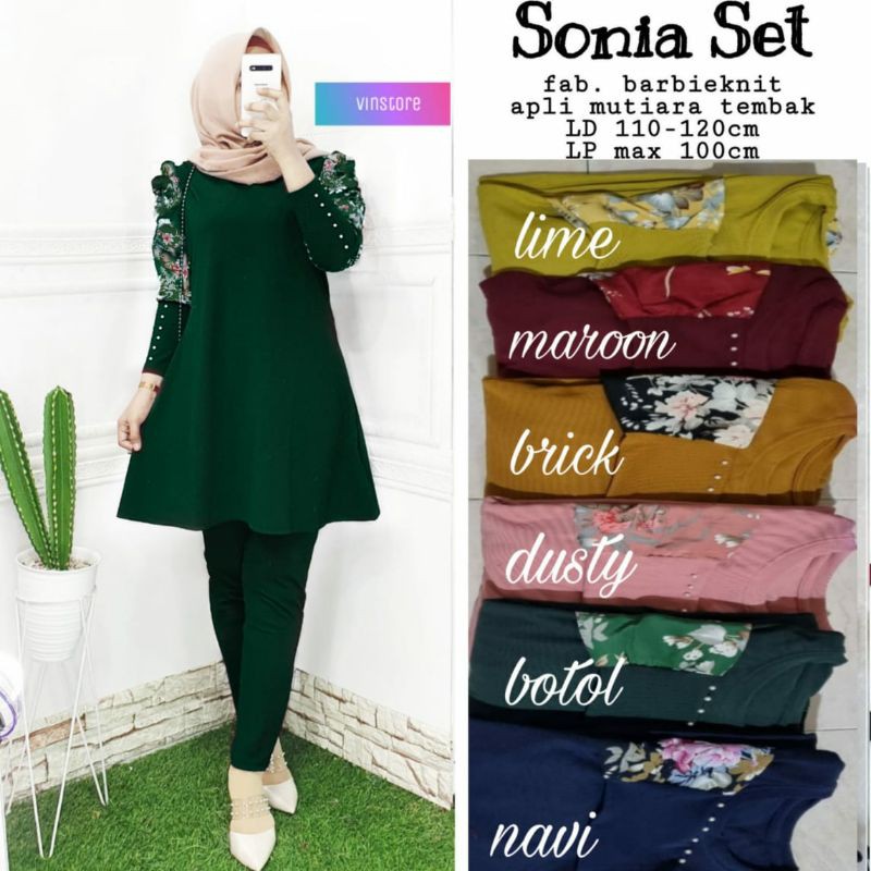 284 BARBY KNITE Suit >> SONIA SET BY Vistore SONIA | Shopee Malaysia