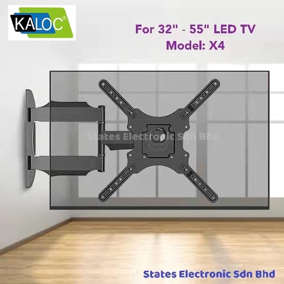 KALOC X4 LCD LED TV Wall Mount (SINGLE ARM) 32 - 55 INCH | Shopee Malaysia