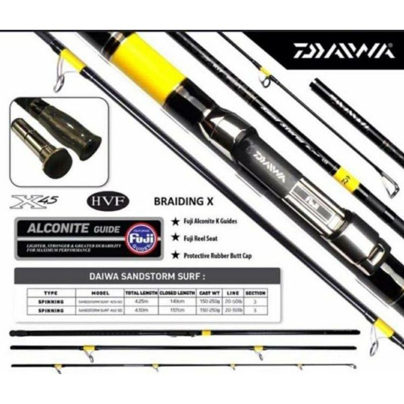 20' DAIWA SAND STORM SURF ROD 450/480 | Shopee Malaysia