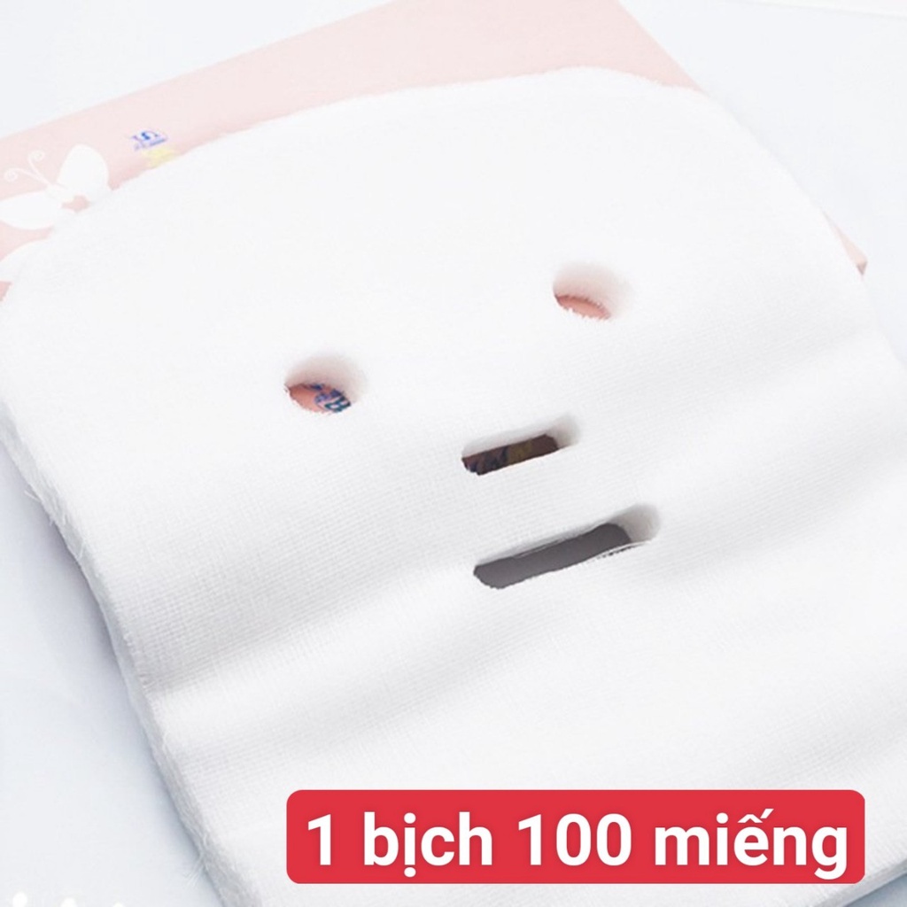 Convenient pre-cut eye and mouth gauze mask set (set of 100 pieces ...