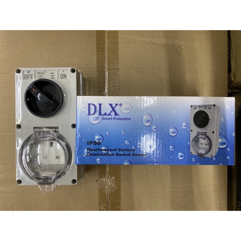 ‼️DLX 13A 3PIN COMBINATION ISOLATOR SWITCH SOCKETS | Shopee Malaysia