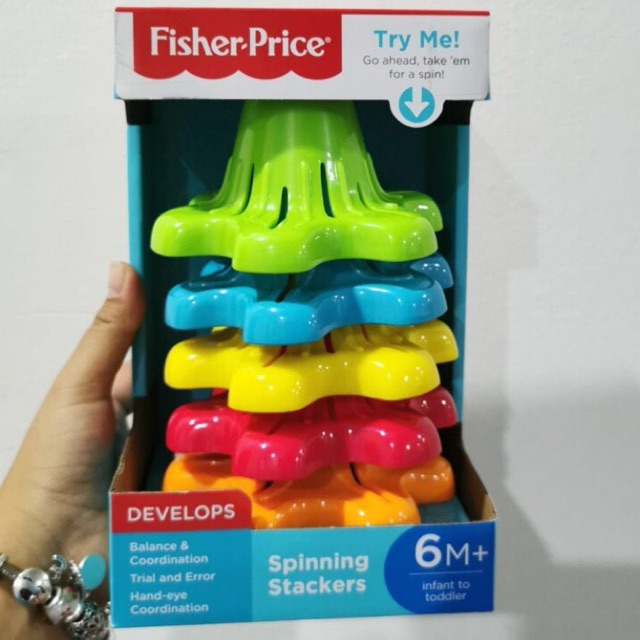 Fisher price spinning stackers | Shopee Malaysia