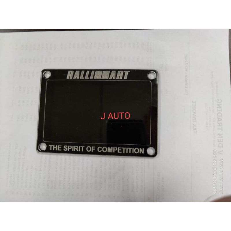 ROAD TAX STICKER HOLDER - RALLI ART - FOR MALAYSIA STYLE ROAD TAX ...