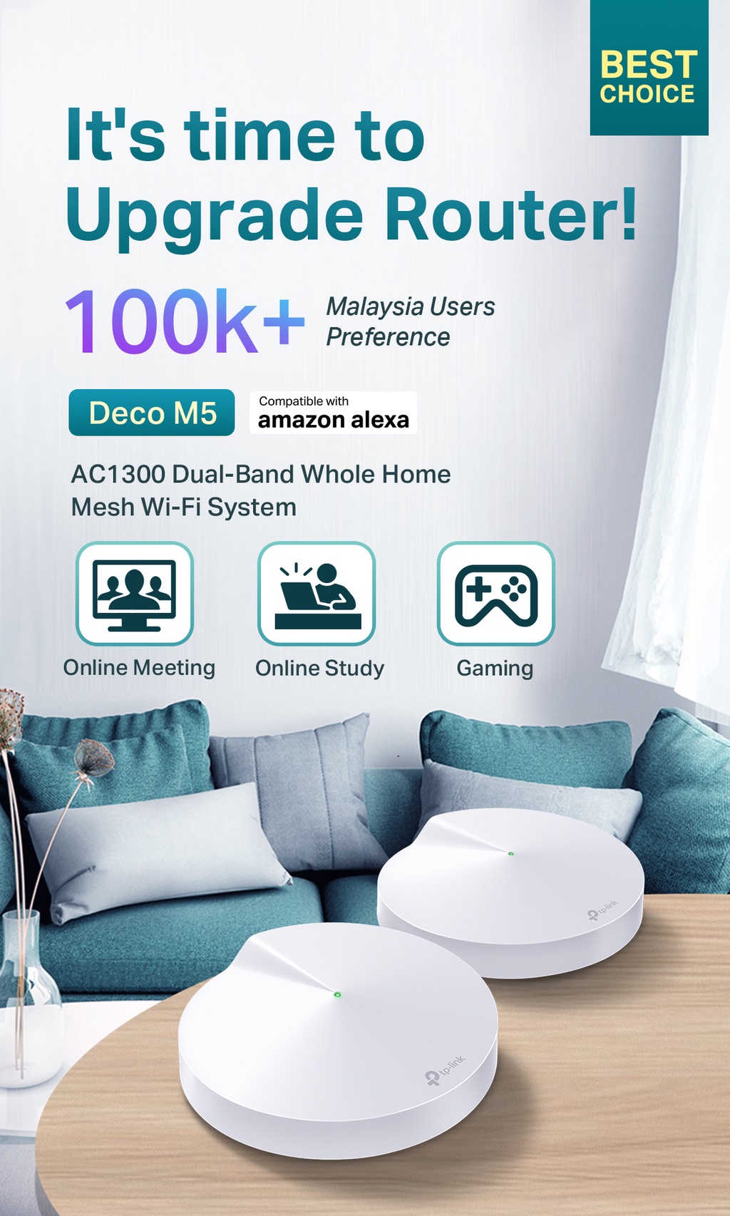 *White Box Clearance* TP-LINK AC1300 Dual Band Whole Home Mesh WiFi ...