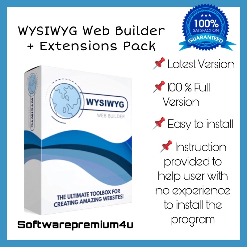WYSIWYG Web Builder 18.0 (2022) + Free Extensions Pack🔥【Latest】🔥 ...