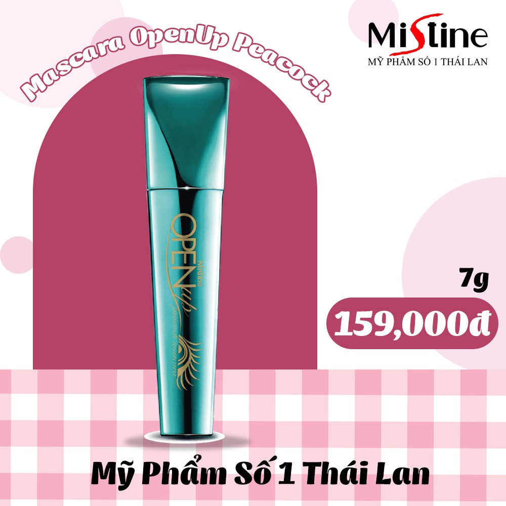 Mistine OPENUP PEACOCK MASCARA | Shopee Malaysia